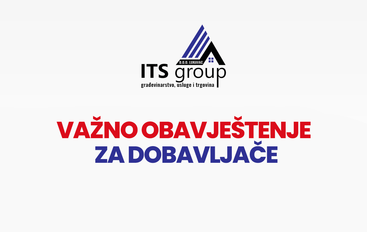 ITS GROUP: Važno obavještenje dobavljačima za lažno predstavljanje